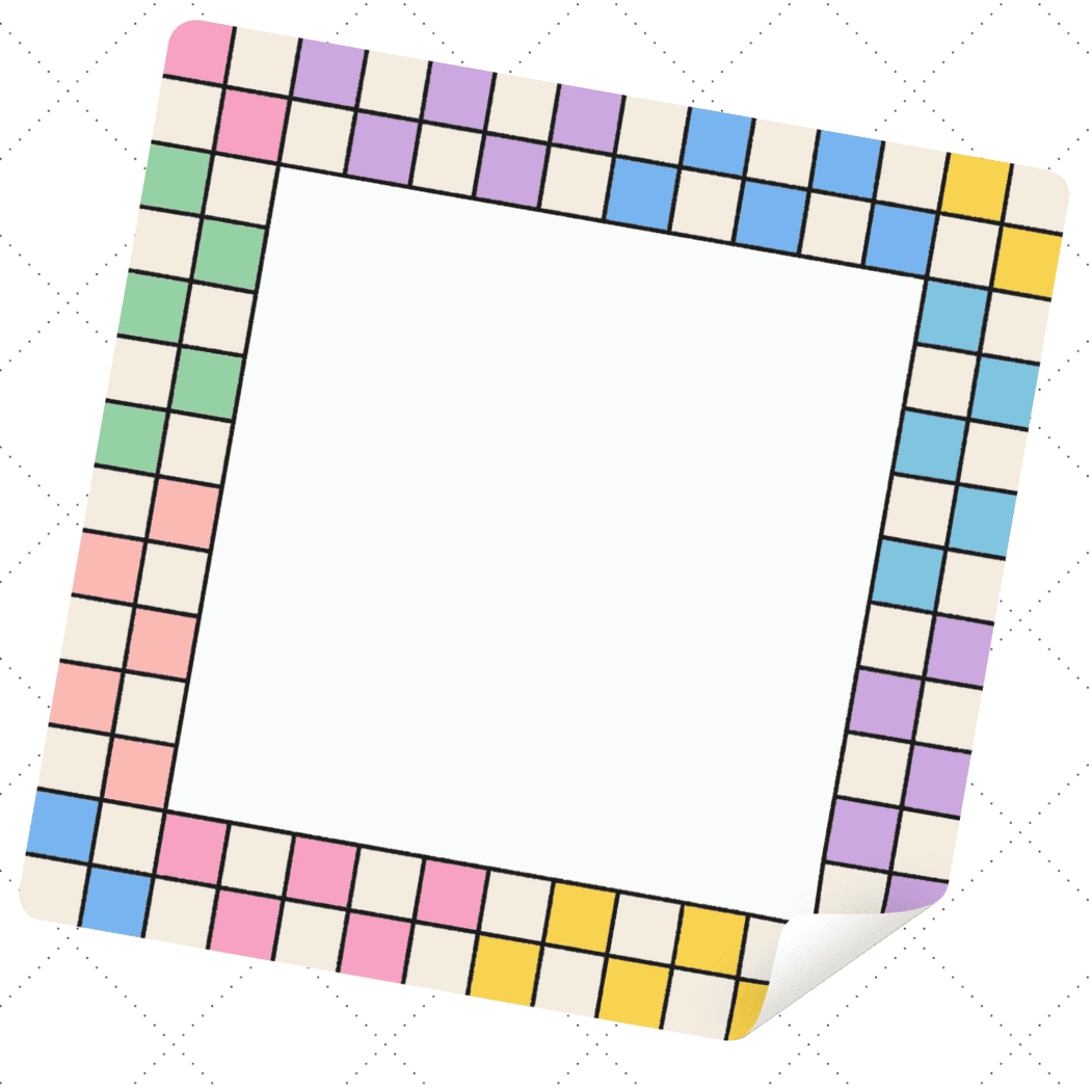 NotePad Square - Colourful Designs 1 - Strathdon Crafts